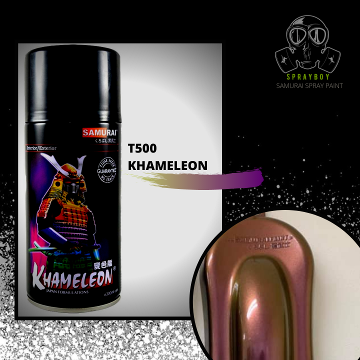 T500**** KHAMELEON SAMURAI SPRAY PAINT 300ML (Khameleon Color) | Lazada PH