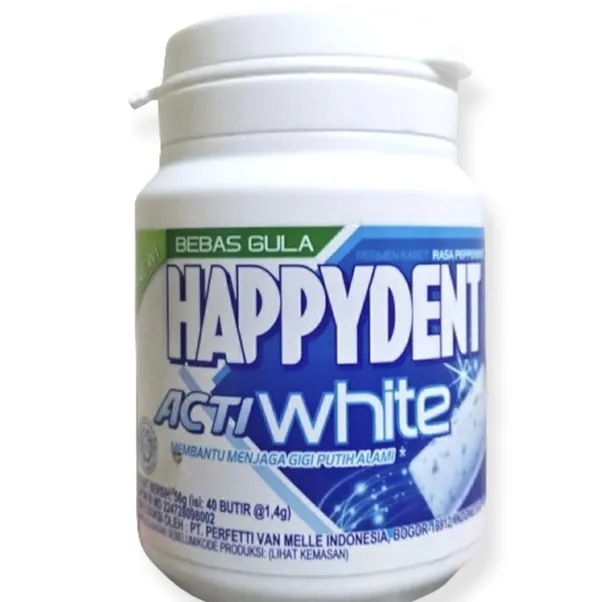Happydent acti white permen karet | Lazada Indonesia
