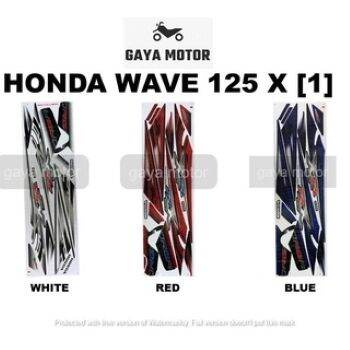 Honda Wave 125 X (1) Body Sticker | Lazada