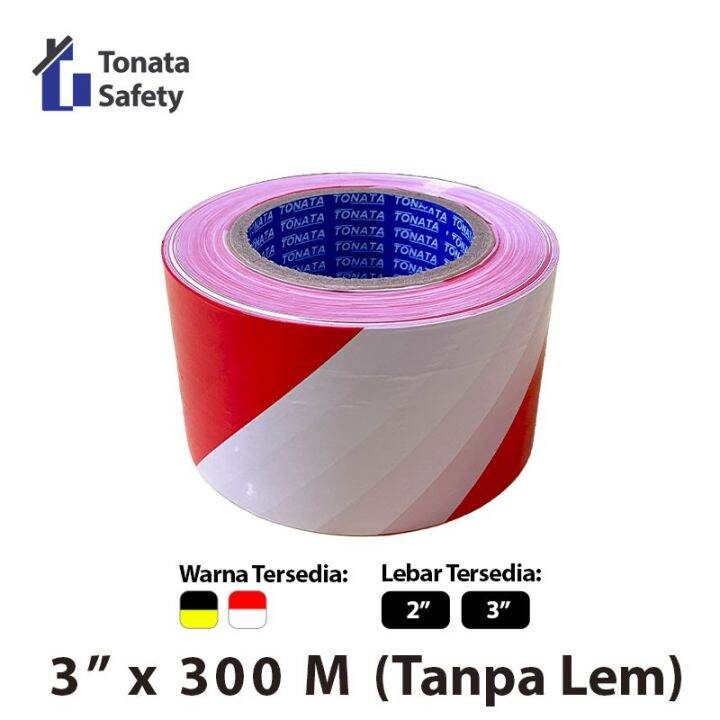 Police Line Merah Putih / Garis Polisi 3 Inchi x 300 Meter | Lazada ...
