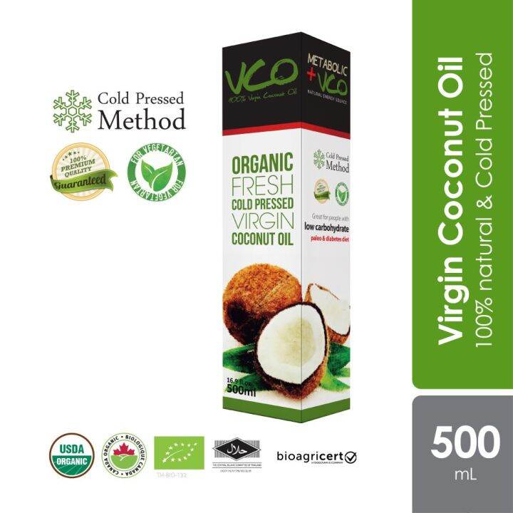 Metabolic + VCO 500ml | Virgin Coconut Oil For Whole Family | Lazada