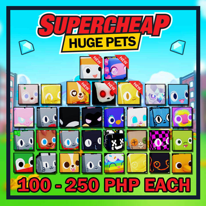 Super Cheap Huge Pet Simulator X PSX Roblox Game Cards COD Available ...