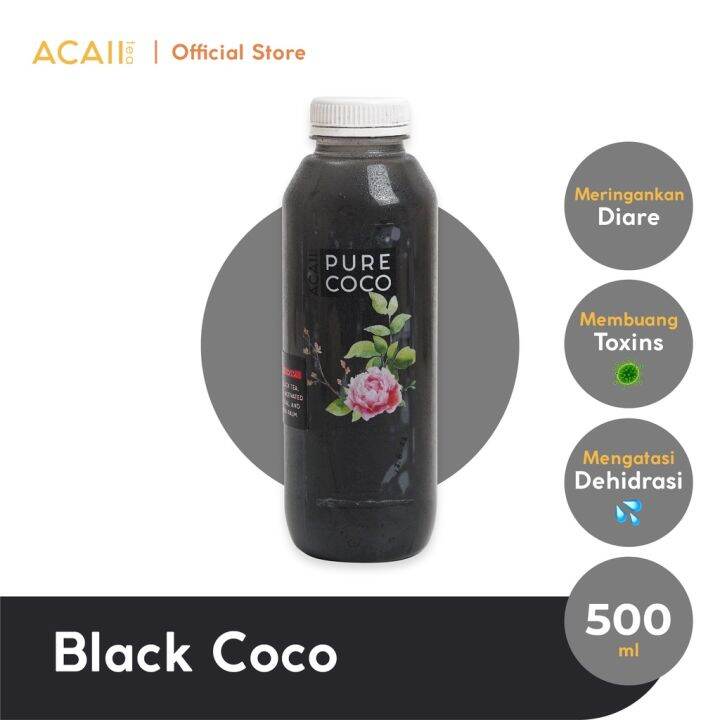 Acaii Tea Black Coco 500ml | Lazada Indonesia