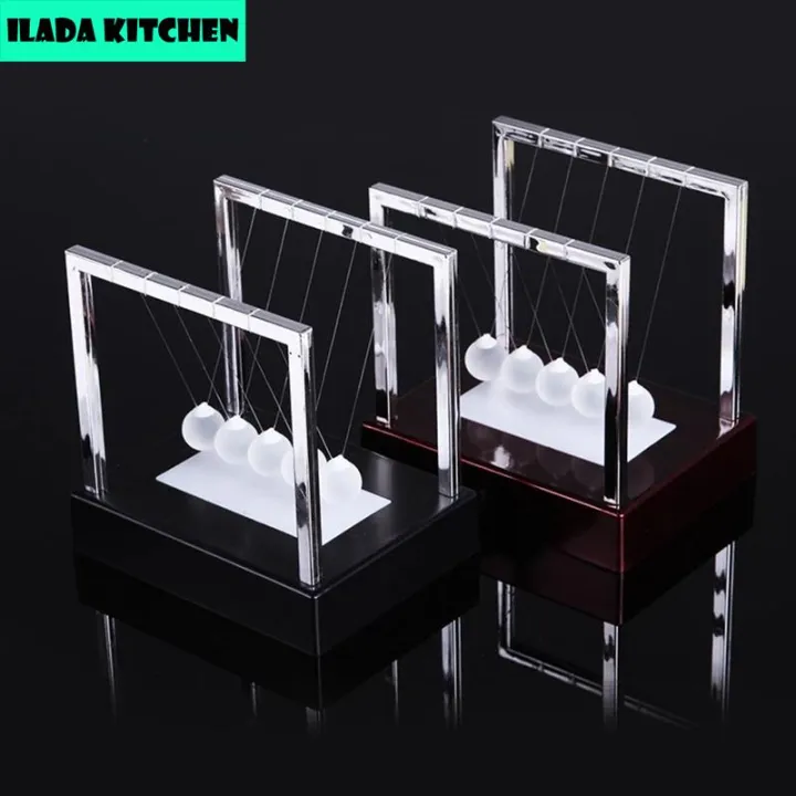 Luminous Cradle Pendulum Ball LED Light Up Swing Balance Ball Physics ...