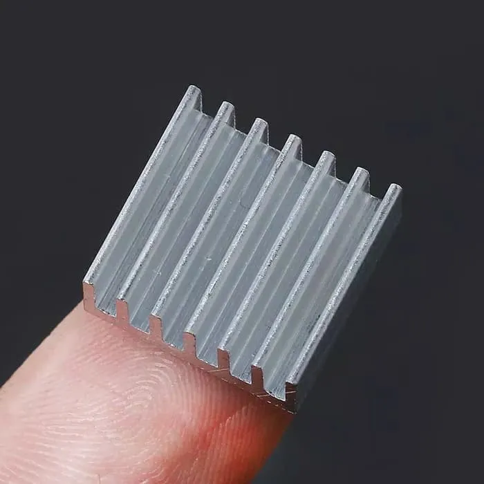 heatsink IC mini heatsink pendingin chip IC op-amp alumunium grade A ...