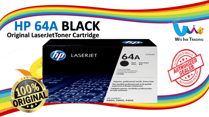 HP 64A Black Original LaserJet Toner Cartridge | Lazada PH