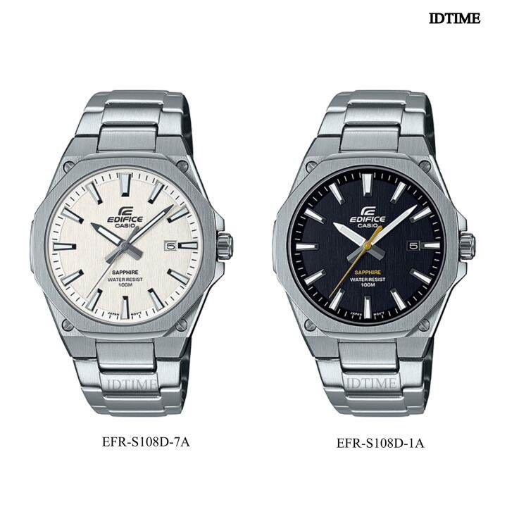 CASIO EDIFICE รุ่น EFR-108D-1A,EFR-108D-7A รับประกัน1ปีเต็ม จำหน่ายของ ...
