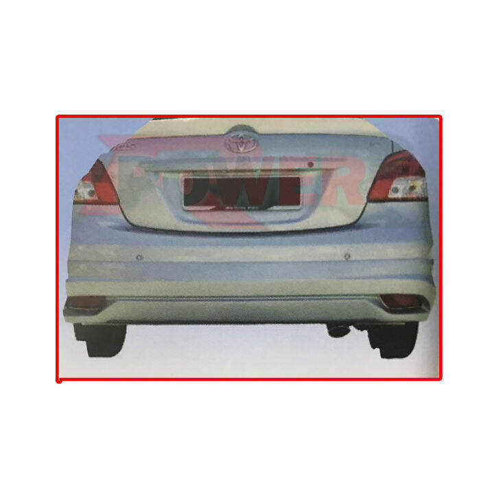 Toyota Vios Second Generation (2008) SPORTY Style Rear Back Bumper ...