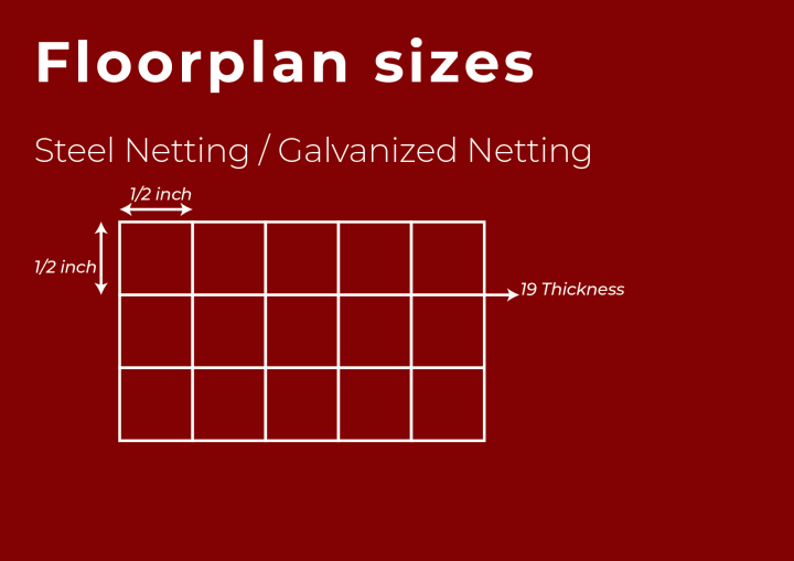 BL-Steel Netting/Galvanized Netting | Lazada