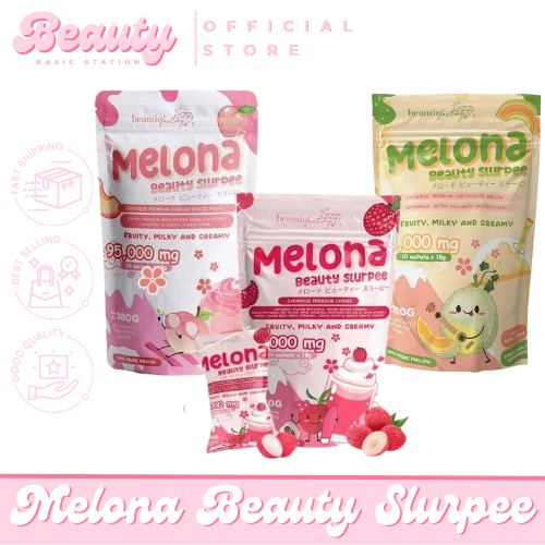 ORIGINAL Melona Beauty Slurpee Beautie Factory Collagen Japan Premium Drink Whitening Glowing ...