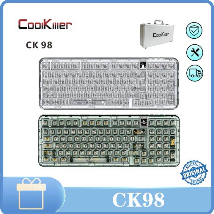 COOLKILLER CK98 Wireless Hot Plug OLED Mechanical Keyboard | Lazada PH