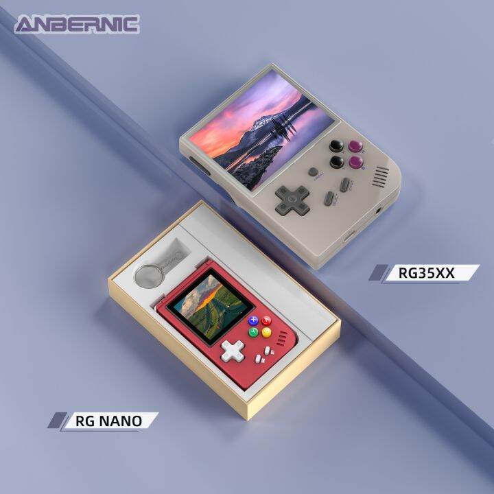 ANBERNIC RG35XX RG NANO Retro Handheld Game Console Linux System IPS ...