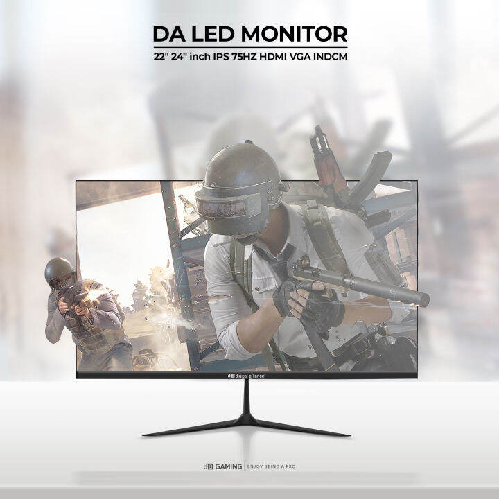 Digital Alliance Monitor LED DA Bezelless Frameless 22"& 24" inch IPS ...