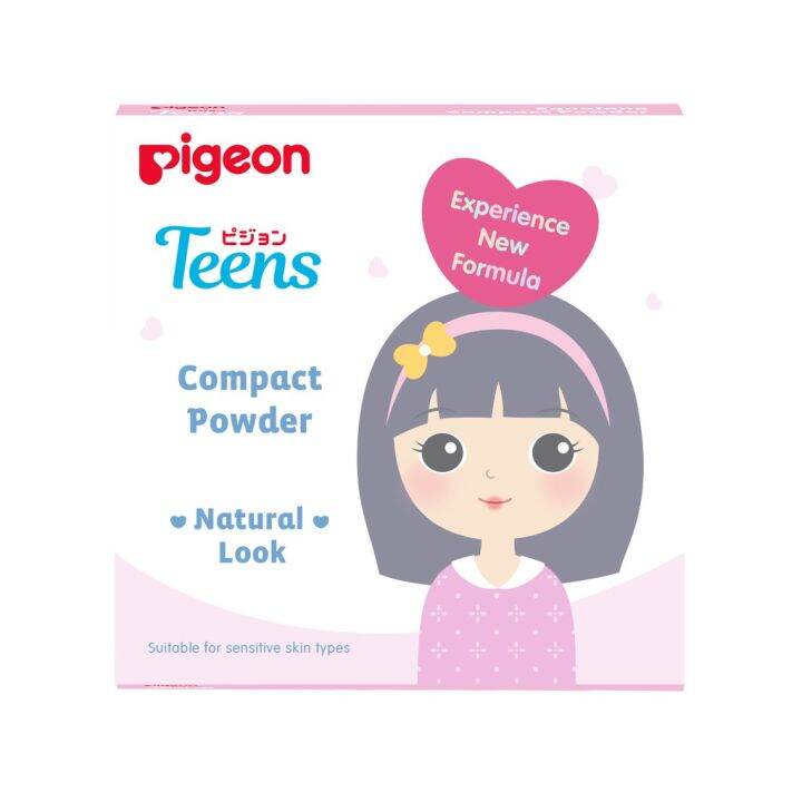 Pigeon Teens Compact Powder - 14gr (Kemasan Pink) | Lazada Indonesia