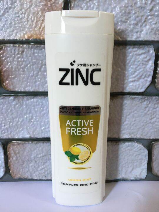 Zinc Shampoo Active Fresh Botol 170 ml | Lazada Indonesia