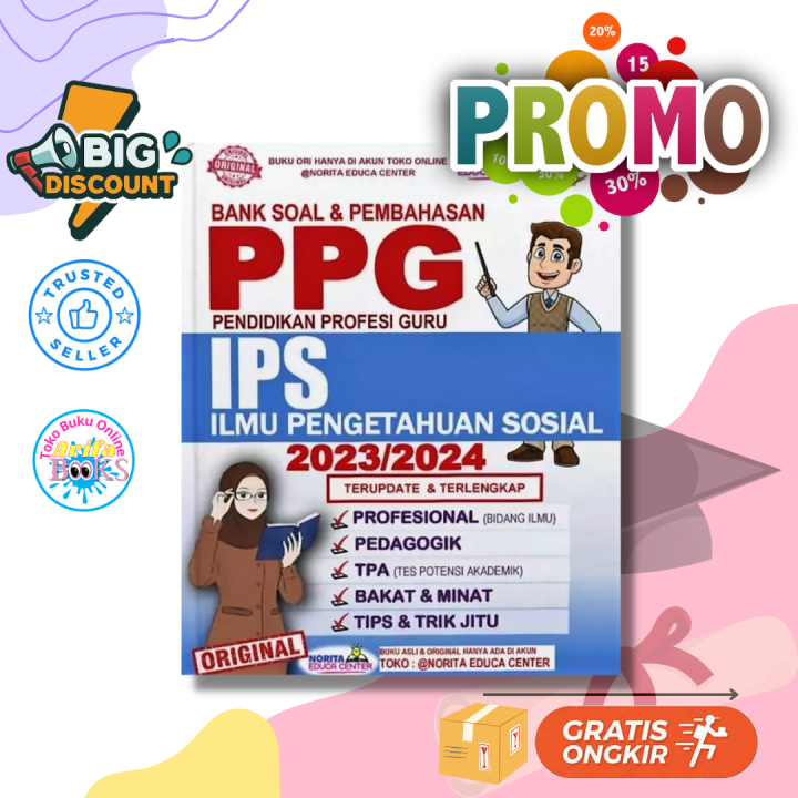 BUKU CPNS PPG IPS ILMU PENGETAHUAN SOSIAL 2023-2024 BANK SOAL DAN PEMBAHASAN TERBARU DAN ...