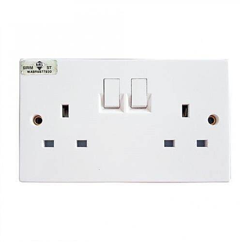 UMS 250V 13A 2 Gang Socket Outlet Switched 2213A | Lazada