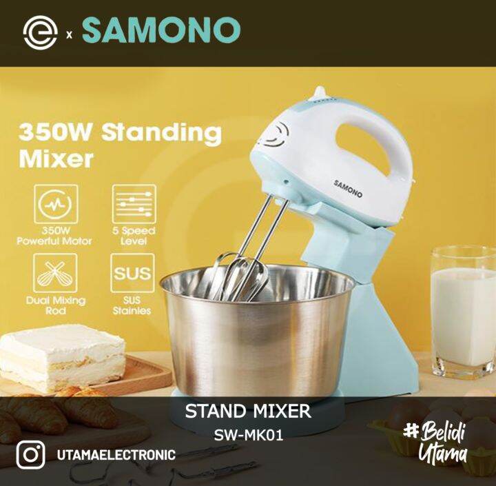 SAMONO Stand Mixer 2 Liter - SW - MK01 | Lazada Indonesia