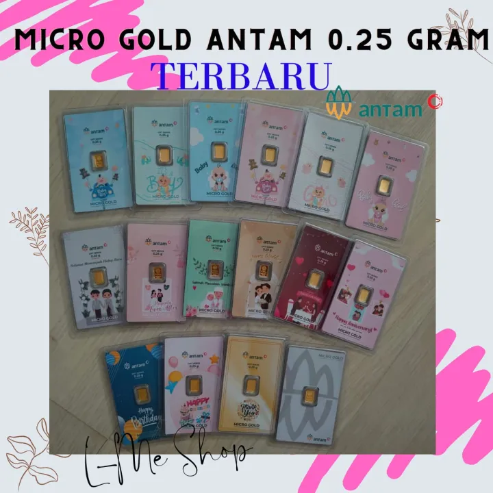 Micro Gold Antam 0.25 gram | Lazada Indonesia