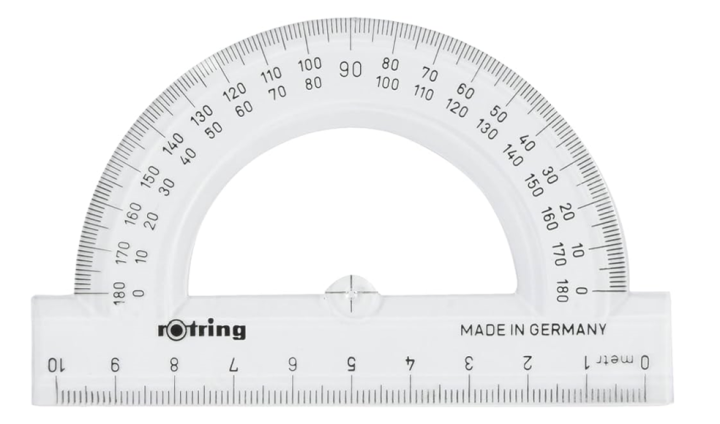 ROTRING Centro corner knife semicircular protractor | Lazada PH