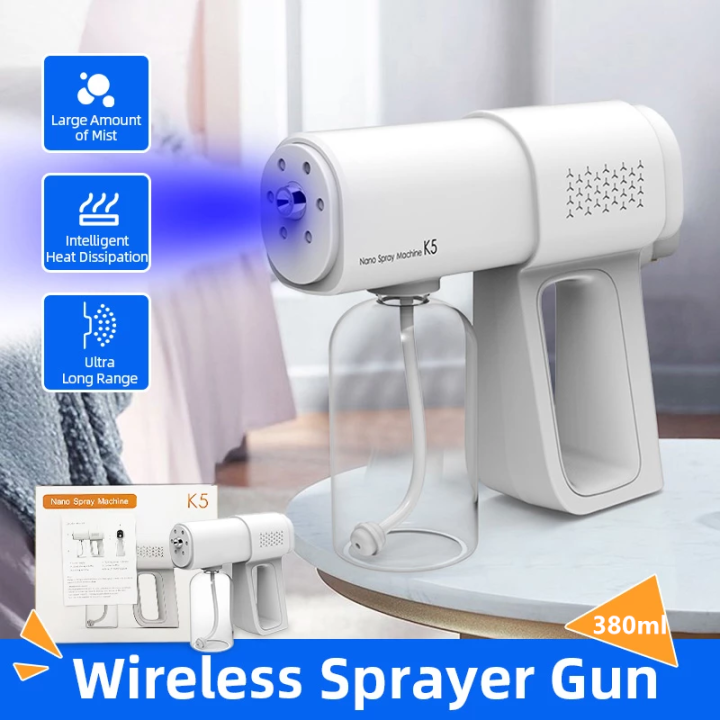K5 Nano Spray Gun Disinfecting Machine Wireless Atomized Disinfection ...