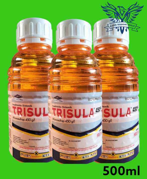 TRISULA 450 SL 500 ml Insektisida Sistemik Monosultap 450 g/l Basmi ...