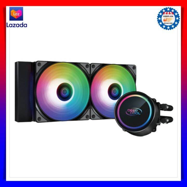 DEEPCOOL CPU LIQUID COOLER (ระบบระบายความร้อนด้วยน้ำ) GAMMAXX L240 ARGB ...