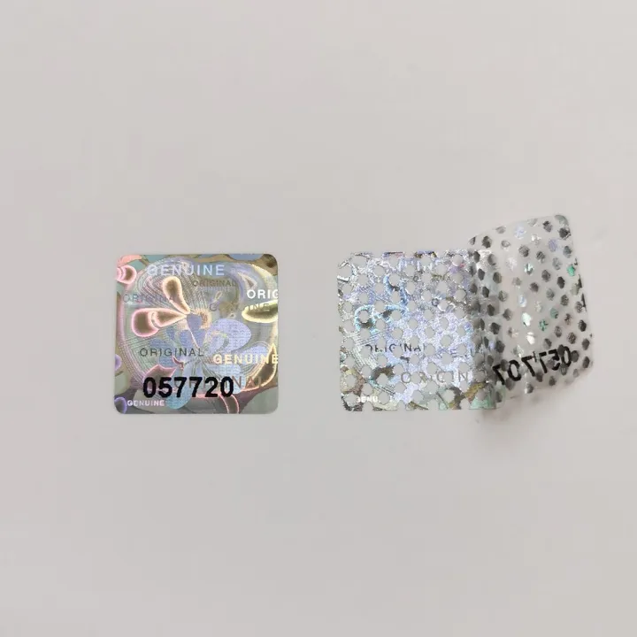 Hologram Tamper Proof Stickers , Warranty Void Original Security Labels , Unique Serial Number ...
