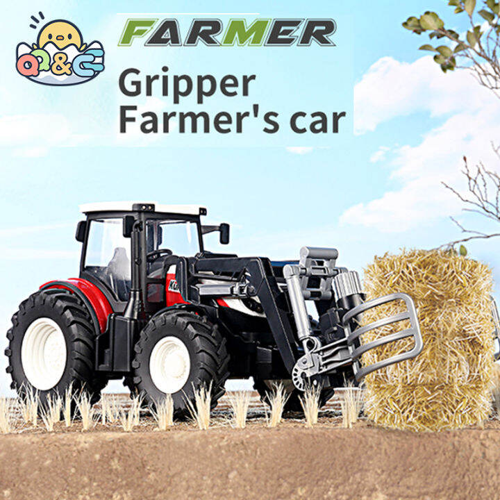 RC Farm Car Tractors Trailer 2.4G Radio Controlled Cars Farming ...