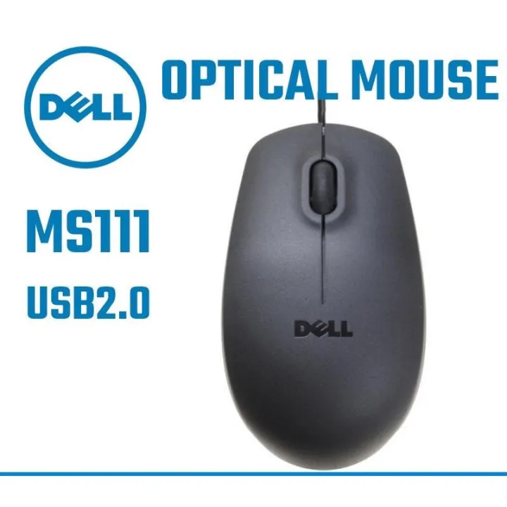 DELL MS111 USB Optical Mouse 3 BUTTON WHEEL MICE | Lazada PH