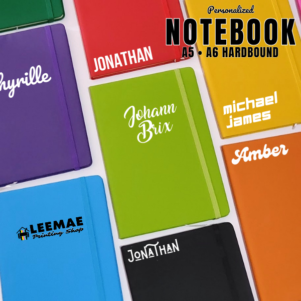 Personalized Notebook Hardbound - A5 or A6 Size - FREE NAME - Please ...