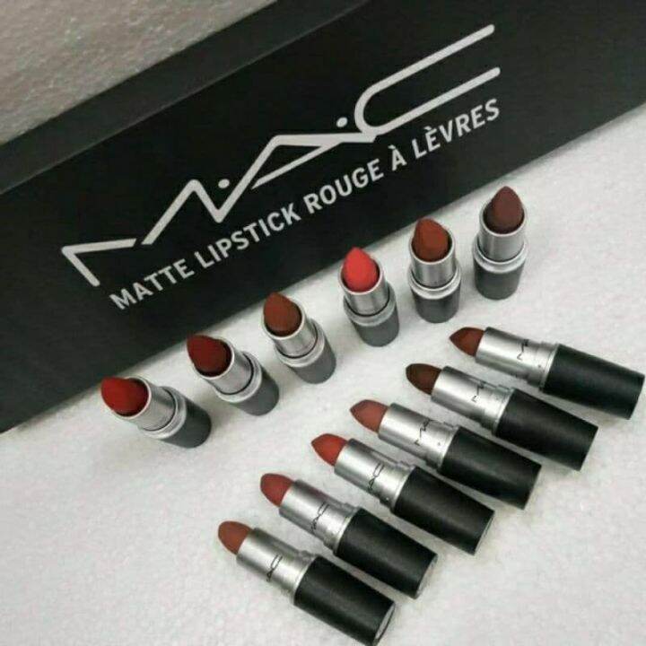 Matte Lipstick By Collection Set of 12 Colours | Lazada