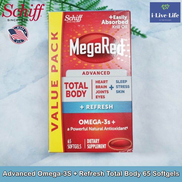โอเมก้า 3 สำหรับสุขภาพหัวใจ สมอง ข้อต่อ และดวงตา Advanced Omega-3s ...