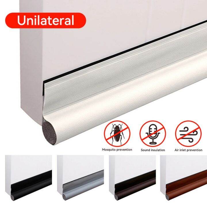 1pcs Adjustable Door Bottom Seal Strip /Self Adhesive Leather Under ...