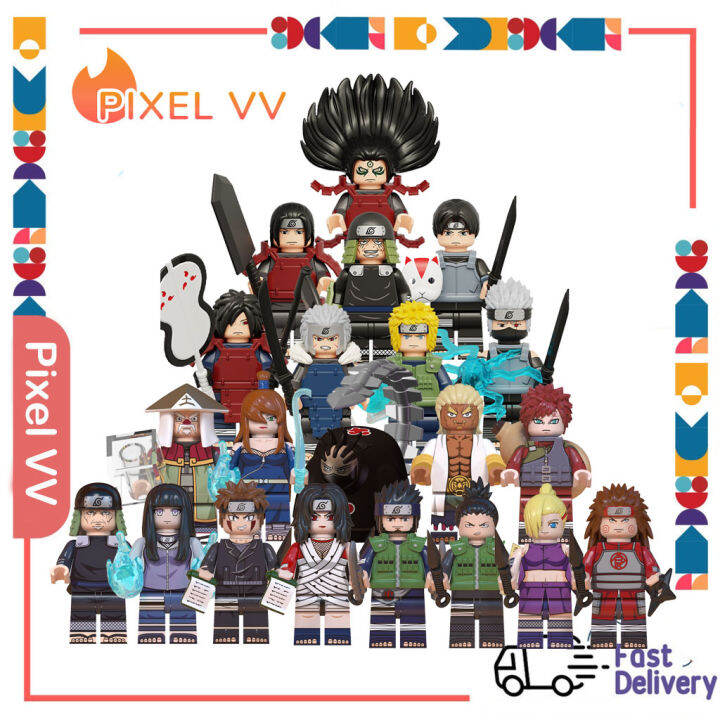 Naruto Minifigures Building Blocks Toys Senju Hashirama Senju Tobirama ...