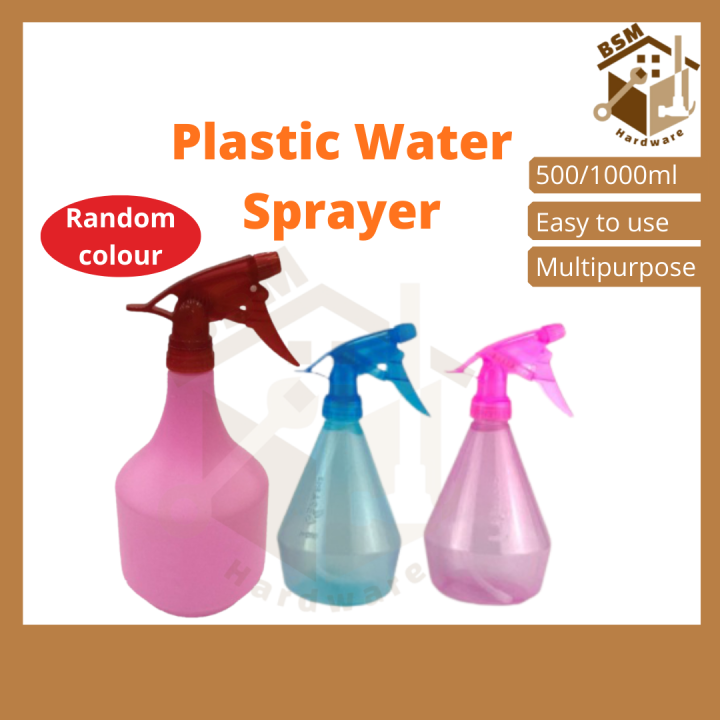 BSM PVC Plastic Water Sprayer Spray Bottle Refillable Container Garden ...
