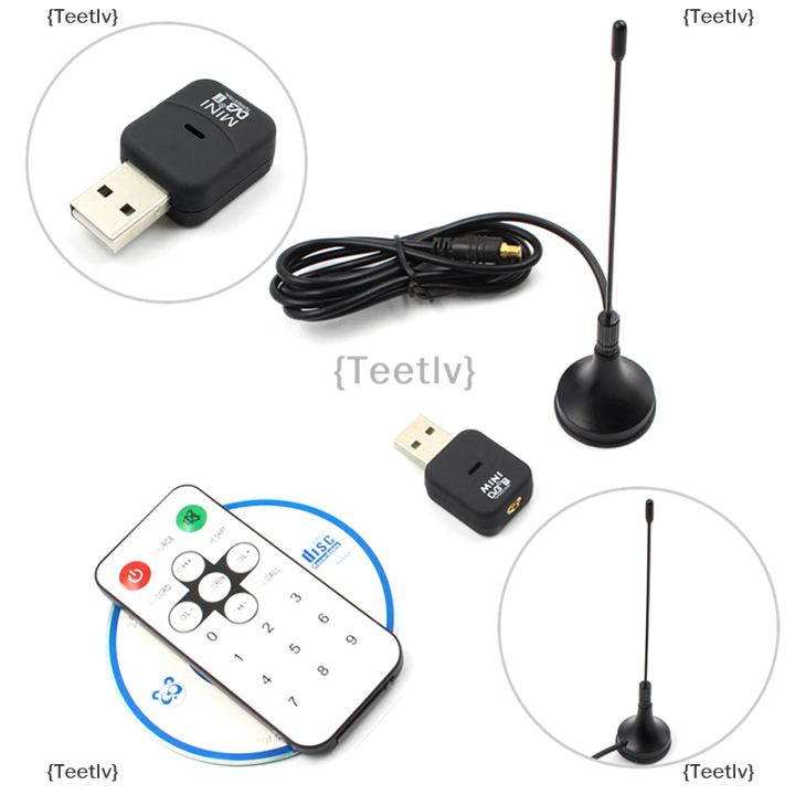 {Teetlv} Digital DVB-T2/T DVB-C USB 2.0 TV Tuner Stick Receiver with ...