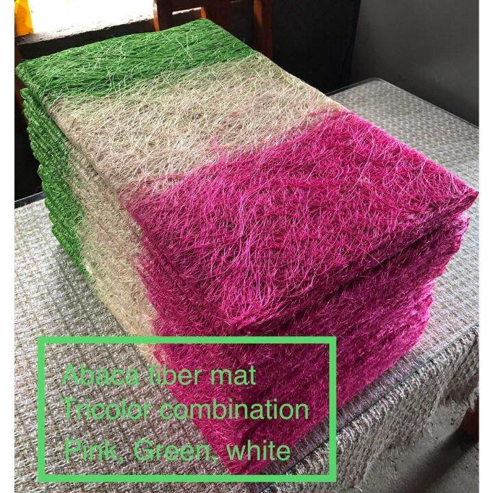 Tricolor Abaca Fiber Mat Abaca Scrunch 19 inches x 5 yards for flower ...