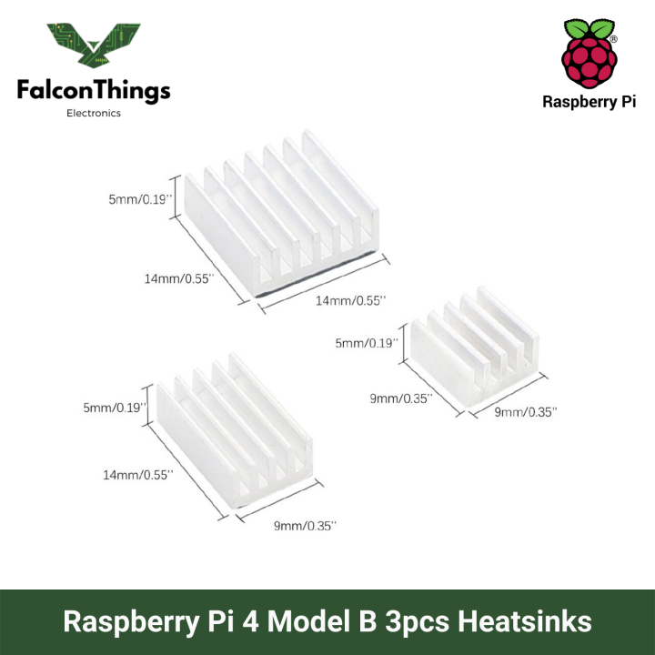 Raspberry Pi 4 Model B aluminum Heat Sink Raspberry Pi rpi cooling cpu ...