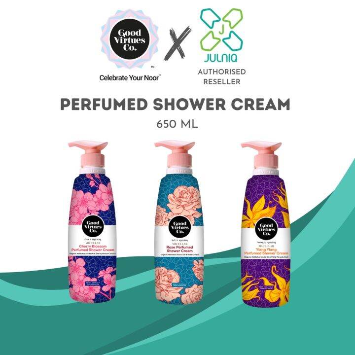 Good Virtues Co. [GVC] MICELLAR PERFUMED SHOWER CREAM ASSORTED 650ML | Lazada