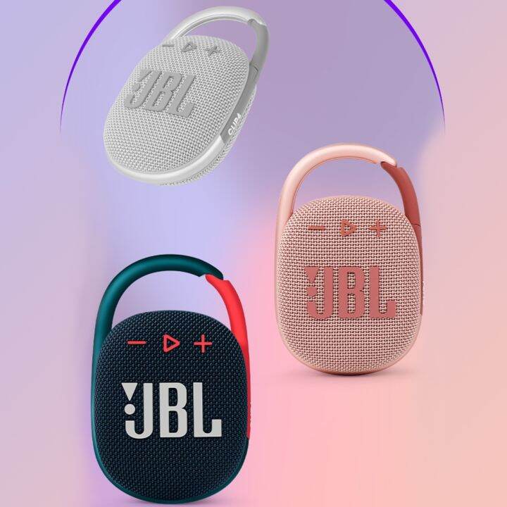 JBL Clip 4 Portable Speaker with Bluetooth Waterproof and Dustproof Subwoofer | Lazada PH