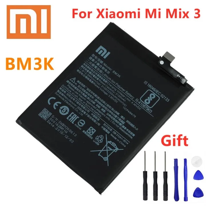 แบตเตอรี่แท้ Xiaomi Mix 3 Mix3 BM3K 3200MAh แถมชุดไขควง | Lazada.co.th