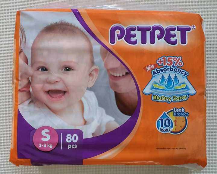 READY STOCK in M'sia ~*~ PETPET Mega Pack Diapers 3-8kg (Size : S ...