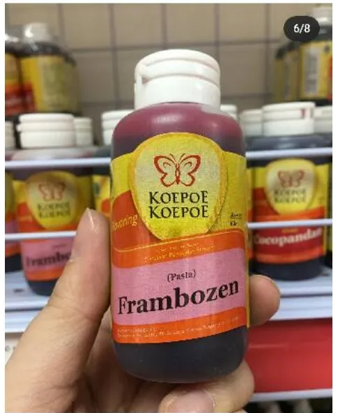 Pasta Koepoe 60ml Perisa Pewarna Kue FRAMBOZEN | Lazada Indonesia