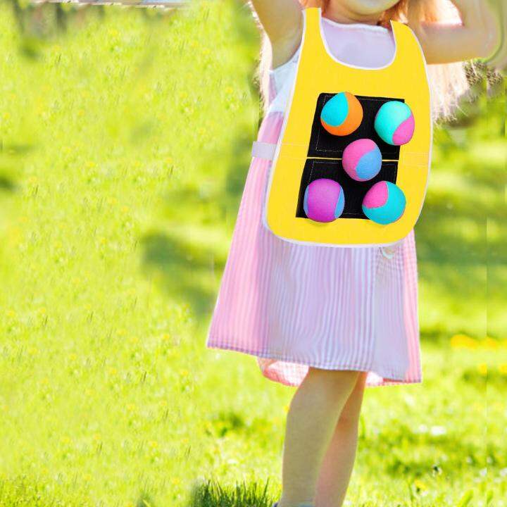 gamchiano Dodgeball Game with 5 Sticky Ball Outdoor Sport Game Props ...