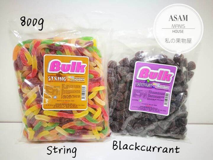 BULK GUMMY String/Blackcurrant 800G | Lazada