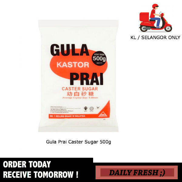 Gula Prai Kastor Caster Sugar 500gram Pack | Lazada