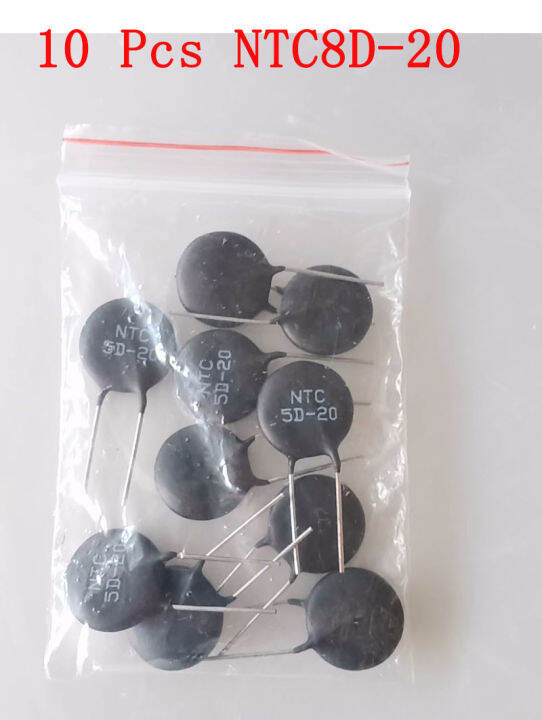 10 Pcs/lot NTC8D-20 NTC47D-15 NTC Thermistor Negative Temperature ...