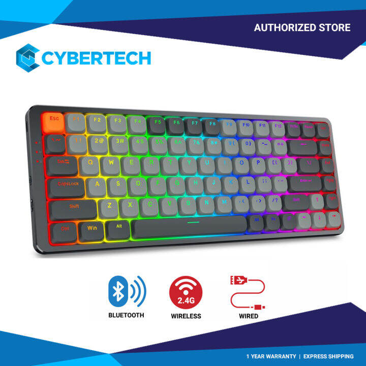 Redragon Azure K652G-RGB-Pro Low-Profile Wireless Mechanical Keyboard ...