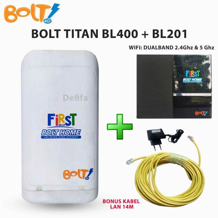 Modem Outdoor BOLT TITAN BL201 BL400 UNLOCK Telkomsel Smartfren Wifi Wireless | Lazada Indonesia